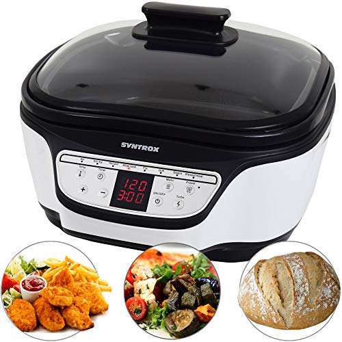 Syntrox Multikocher 8in1 mit Digital Panel MC - 1500W - Schnellkochtopf